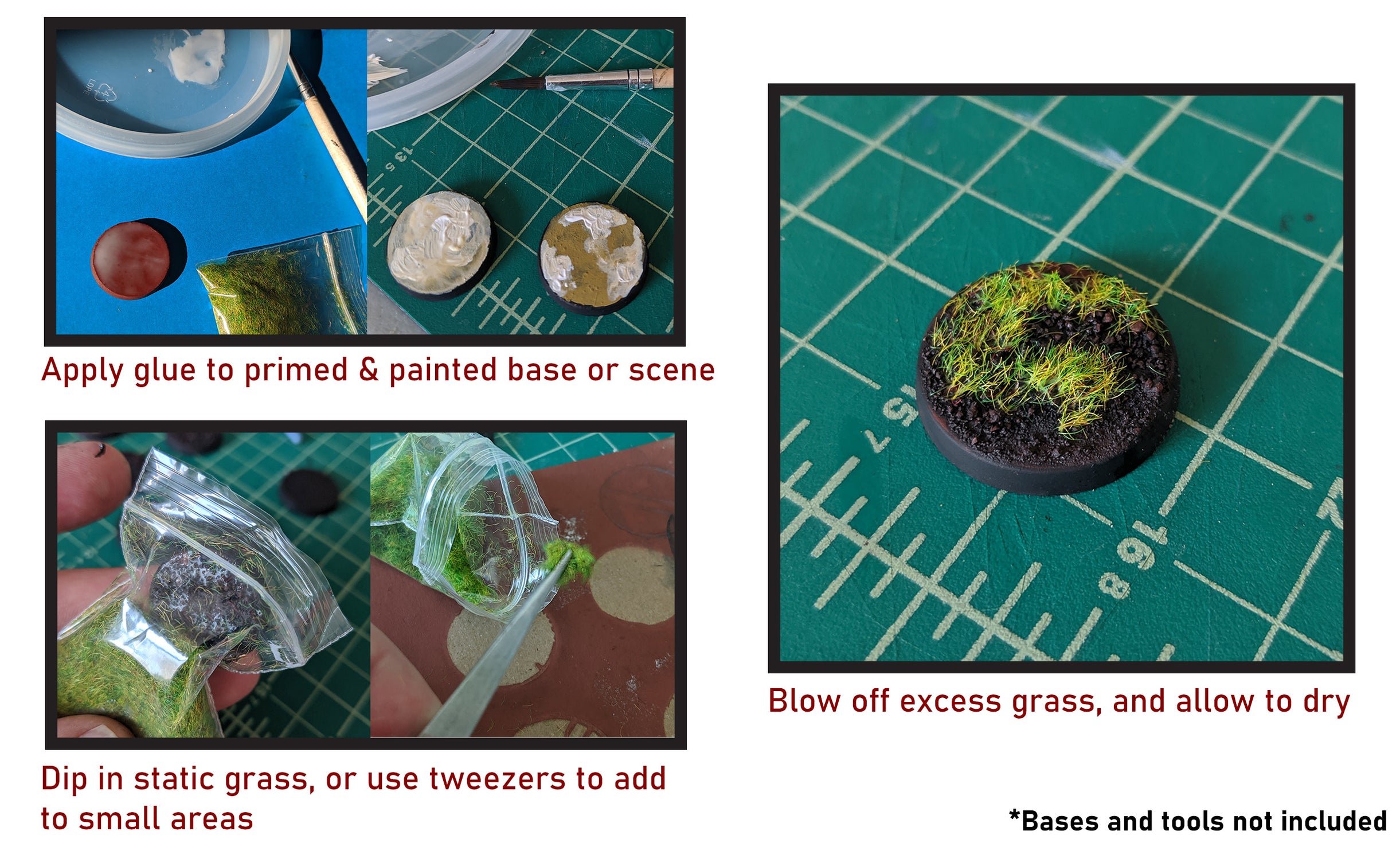 Bright Green, Static Grass, 2mm for Miniatures, D&D, and Warhammer ...