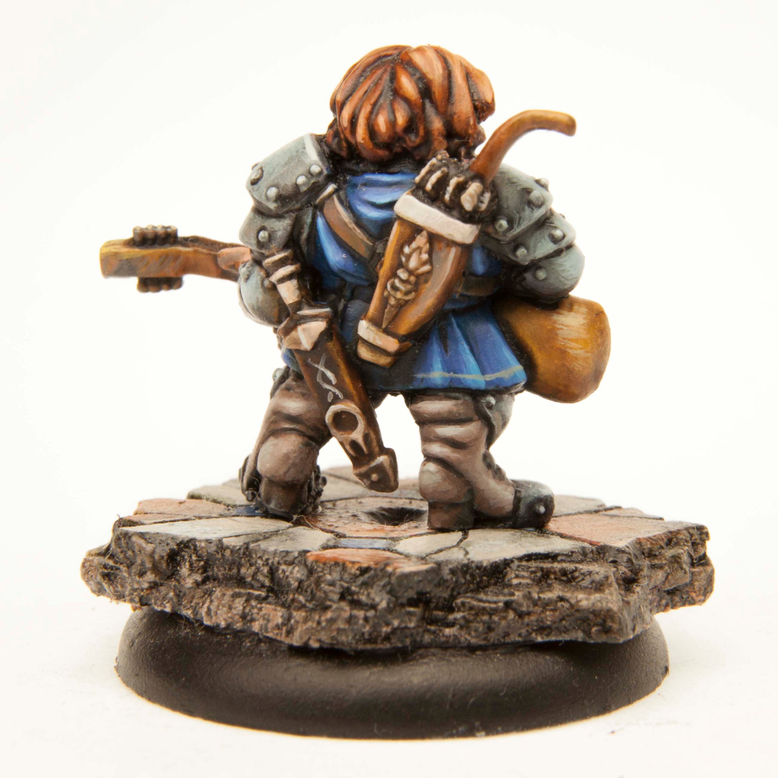 Dwarf Bard, 25mm — Stonehaven Miniatures