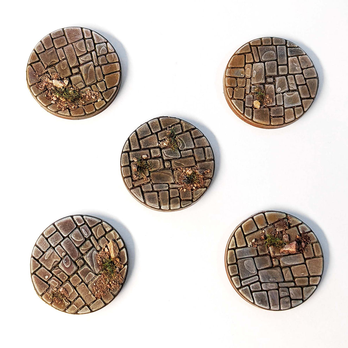 32mm Plain Flagstone Scenic Bases — Stonehaven Miniatures